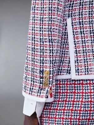 Thom Browne Checked Tweed Blazer