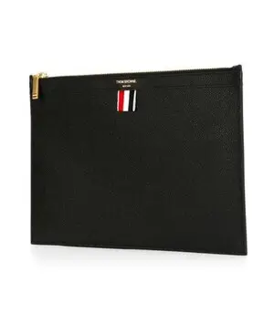 Thom Browne Zipped Clutch Bag - Black