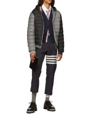 Thom Browne Zipped Clutch Bag - Black