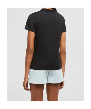 Moncler Crochet Accent T-shirt - Black