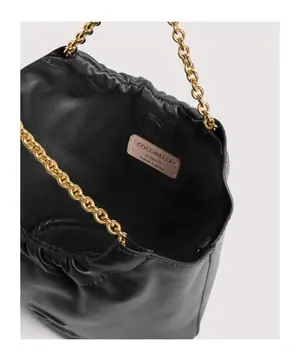 COCCINELLE Smash Mini Tote Bag With Chain Straps - Noir