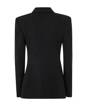 Blumarine Bow Detailed Single-breasted Jacket
