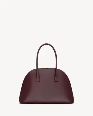 Saint Laurent Duffle Sac De Jour Souple In Leather - Red