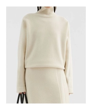 JIL SANDER High Neck Ribbed Jumper