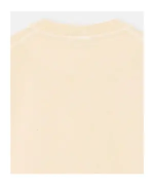 Stone Island Logo Patch Cotton T-shirt - Ivory