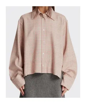 JIL SANDER Checked Button-down Shirt