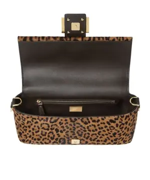 Fendi Baguette Leo Animalier Printed Medium Shoulder Bag