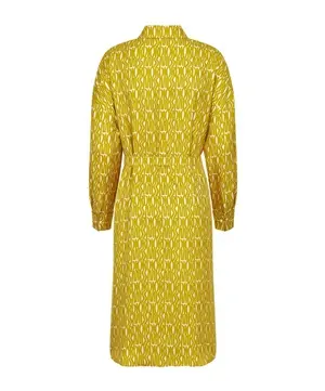 Dior All-over Printed Belted Dress