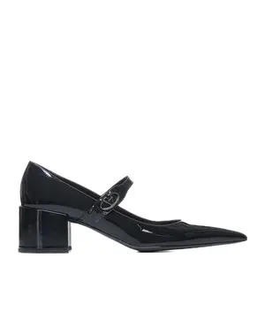 Valentino Garavani Logo Plaque Pointed Toe Pumps