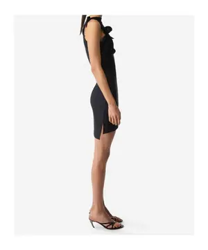 Coperni Asymmetrical Flower Mini Dress