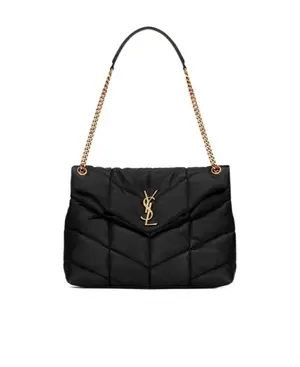 Saint Laurent Puffer Medium Shoulder Bag - Black