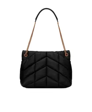 Saint Laurent Puffer Medium Shoulder Bag - Black