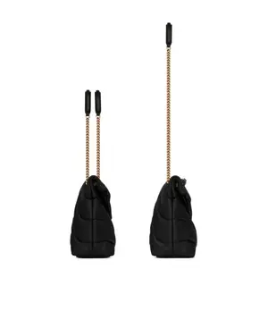 Saint Laurent Puffer Medium Shoulder Bag - Black