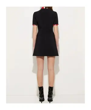 Emilio Pucci Short-sleeve Flared Dress With Printed Details