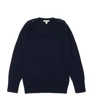Burberry Long-sleeved Pullover With Round Collar And Knitting Details