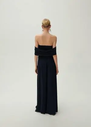 Magda Butrym Strapless Gown With Deep V-neckline
