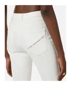 Elisabetta Franchi Jewel Padlock Jeans