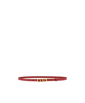 Valentino Garavani Vlogo Signature Belt - Red