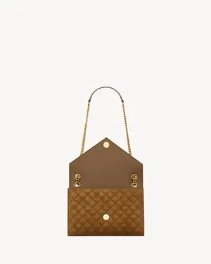 Saint Laurent Envelope Medium In Suede