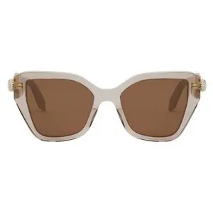 BVLGARI Serpenti Geometric Sunglasses - Brown