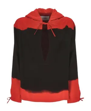 FERRAGAMO Long-sleeved Hoodie With Drawstring And Logo Detail