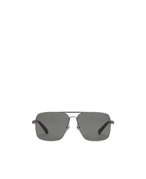 Gucci Navigator Frame Sunglasses - Gray