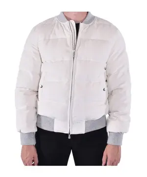 Eleventy Velluto Bomber Jacket