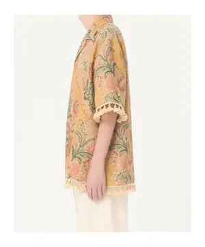 Valentino Garavani Apres L'hiver Print Bowling Shirt