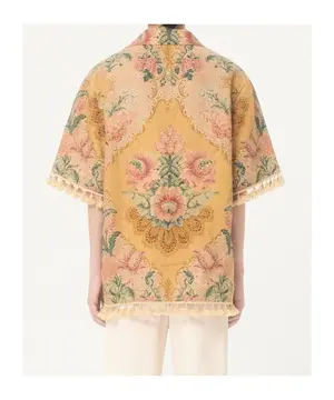 Valentino Garavani Apres L'hiver Print Bowling Shirt