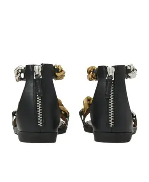 Stella McCartney Chain Link Falabella Flat Sandals
