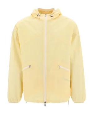 JIL SANDER Zip-up Drawstring Hooded Jacket - Nude