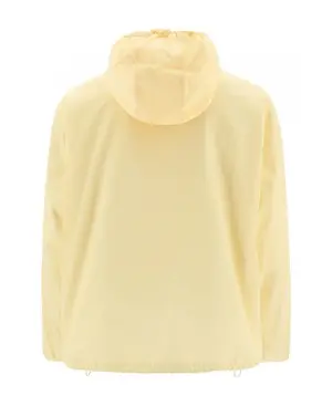JIL SANDER Zip-up Drawstring Hooded Jacket - Nude