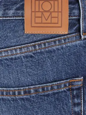 TOTEME Washed-effect Twisted-seam Jeans