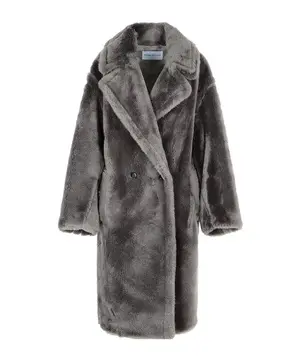 STAND STUDIO Double-breasted Coat - Black