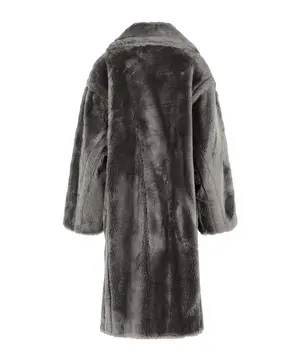 STAND STUDIO Double-breasted Coat - Black