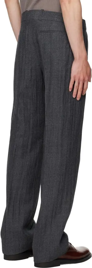 Our Legacy Textured Straight-leg Trousers