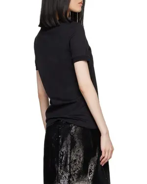 Dolce & Gabbana Dg Embellished Crewneck T-shirt - Black