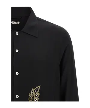 BODE Beaded Epoque Embroidered Shirt