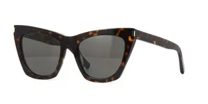 Saint Laurent Kate Cat-eye Sunglasses - Black