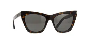 Saint Laurent Kate Cat-eye Sunglasses - Black