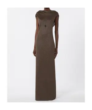 Max Mara Viscose And Lurex Yarn Maxi Dress