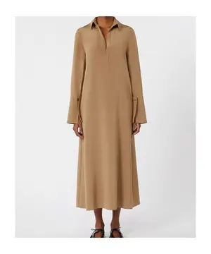 Max Mara Silk Crepe De Chine Dress