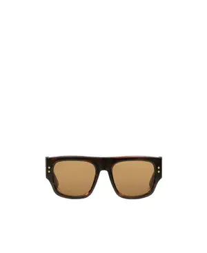 Gucci Square Frame Sunglasses - Nude