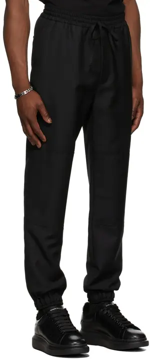 Alexander McQueen High-waisted Straight Leg Drawstring Trousers