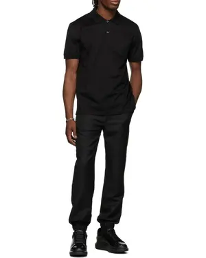 Alexander McQueen High-waisted Straight Leg Drawstring Trousers