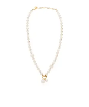 FERRAGAMO Pearl Necklace - Cream