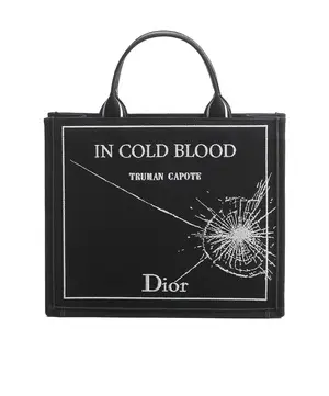 Dior Medium Book Tote - Black