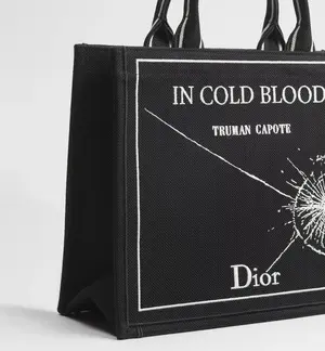 Dior Medium Book Tote - Black