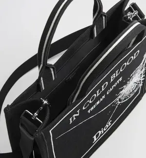 Dior Medium Book Tote - Black