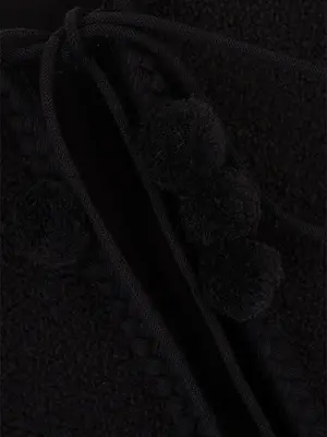 Celine Folk Vest In Braided Wool Tweed